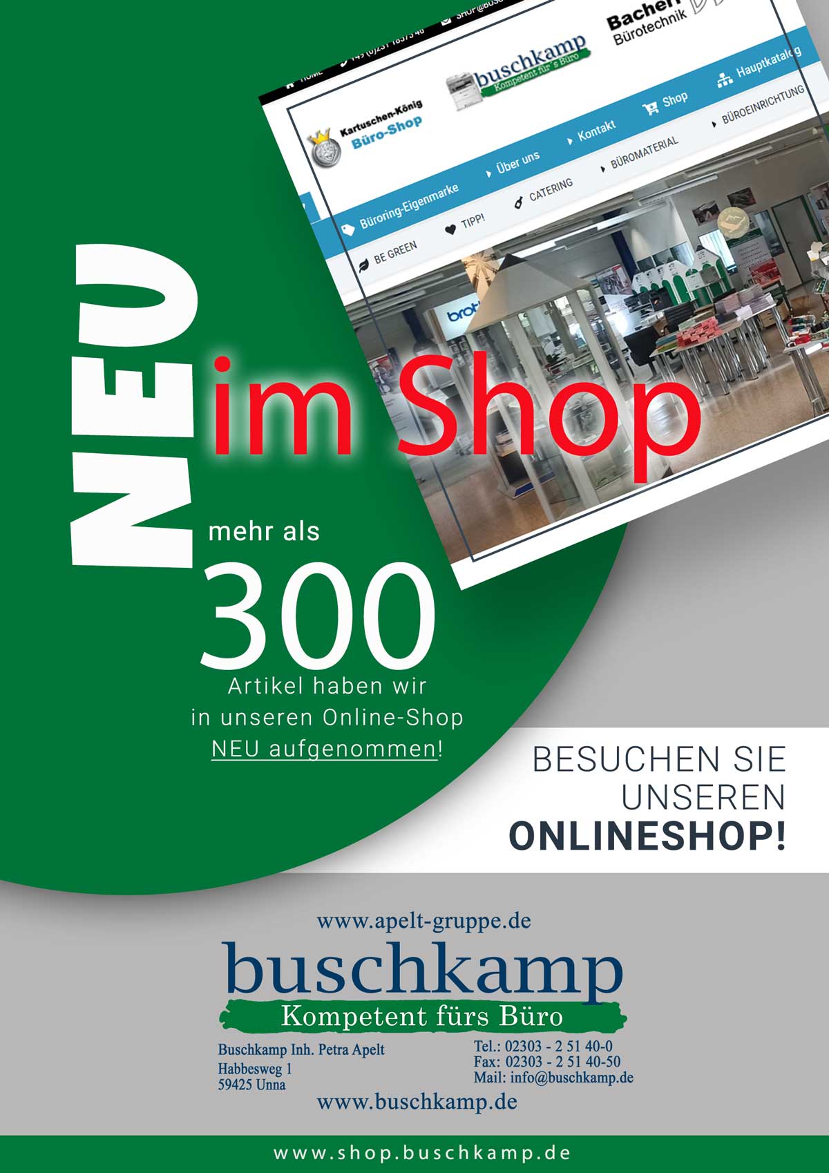 NEU im Shop… – Buschkamp